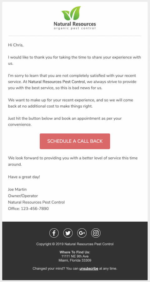 17-Proven & Ready-To-Use Local Service Business Email Templates