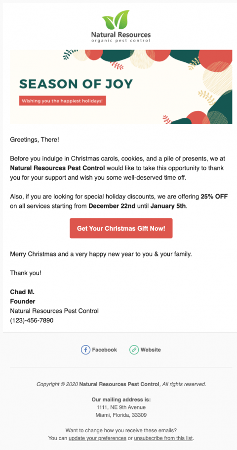 Promotional Email Templates For Local Service Businesses | GorillaDesk