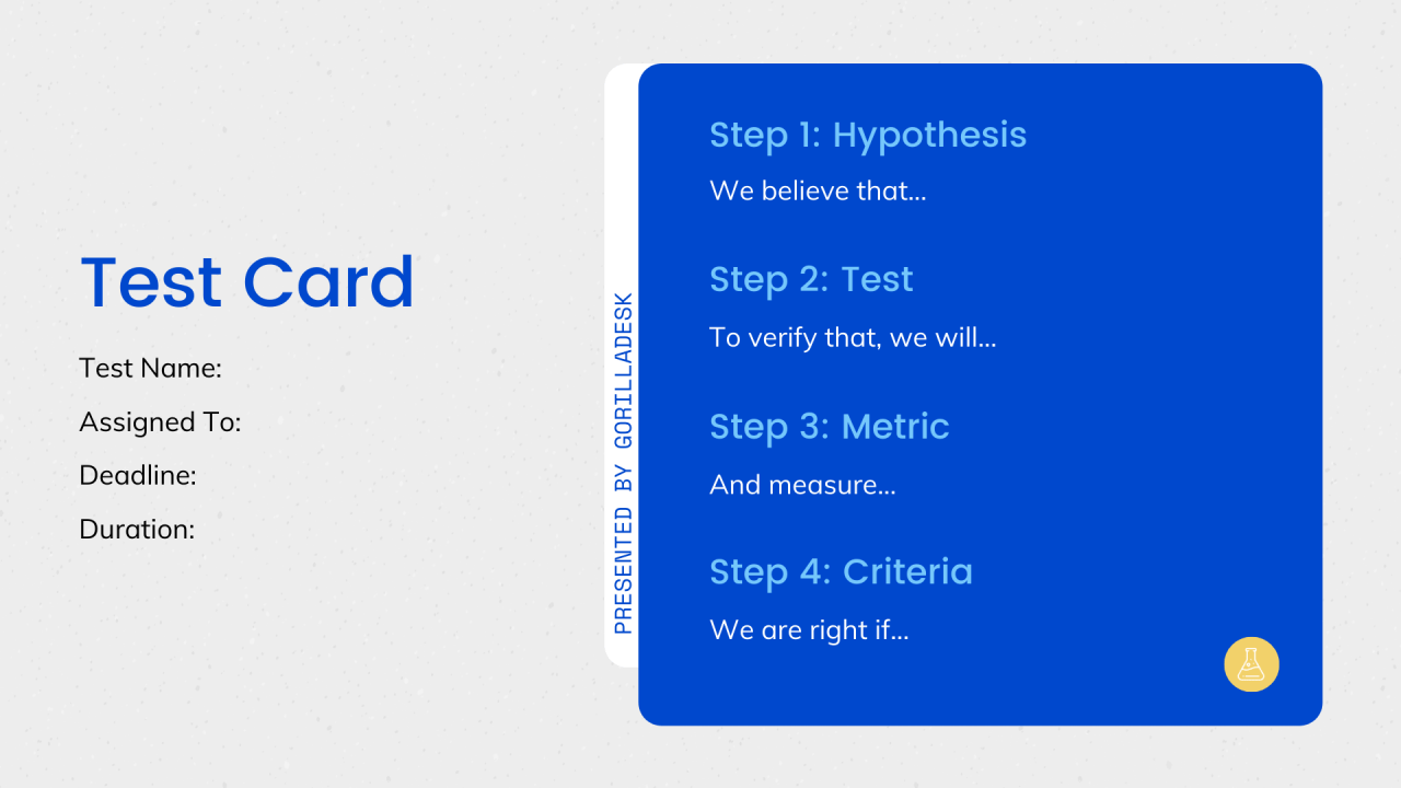 Free Download: Test and Learn Cards | GorillaDesk